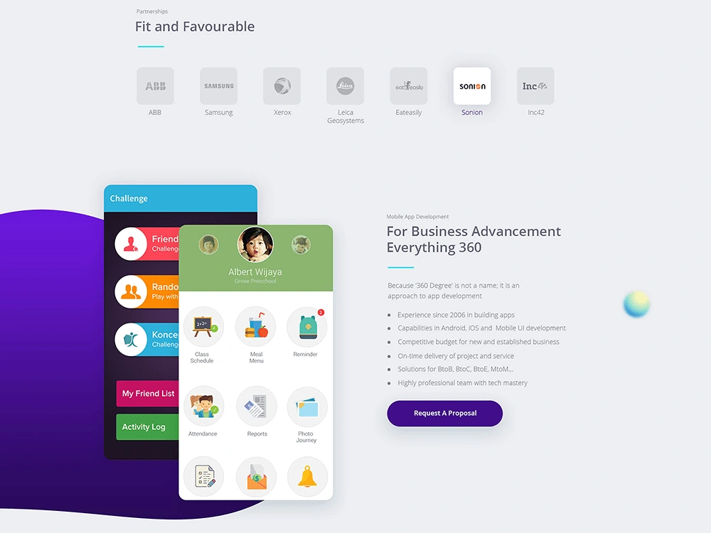 A Fantastic Modern Landing Page Design | Upwork