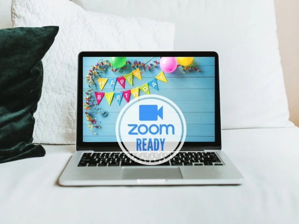 A custom Zoom Background for your Virtual Celebration | Upwork