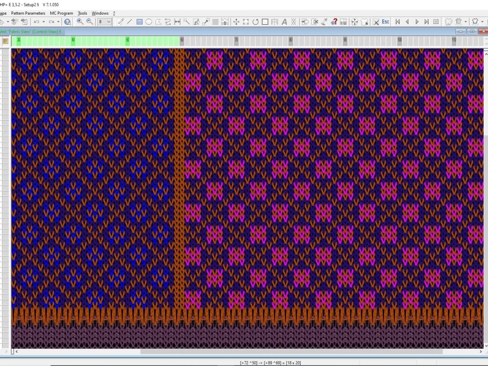 Knitting program by HQ PDS, CKS, M1 Plus design software | Upwork