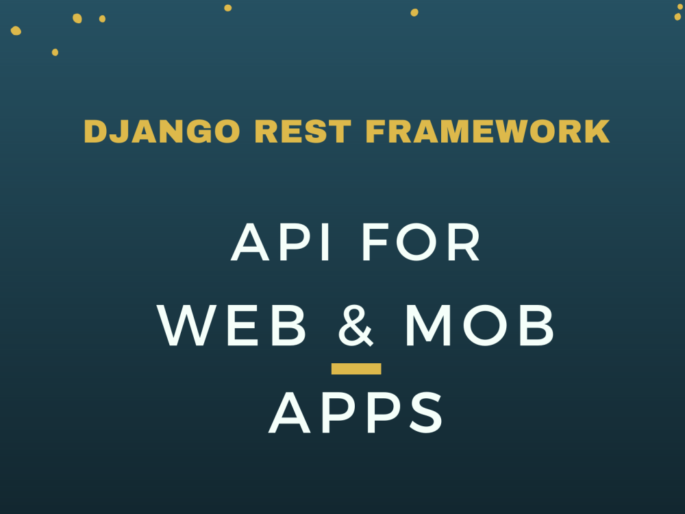 Rest API built with Django | Upwork