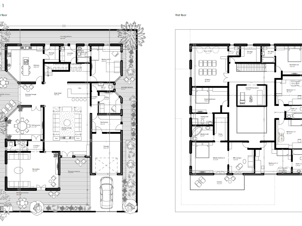 A Concept Design package for your house (plans, elevations, sections ...