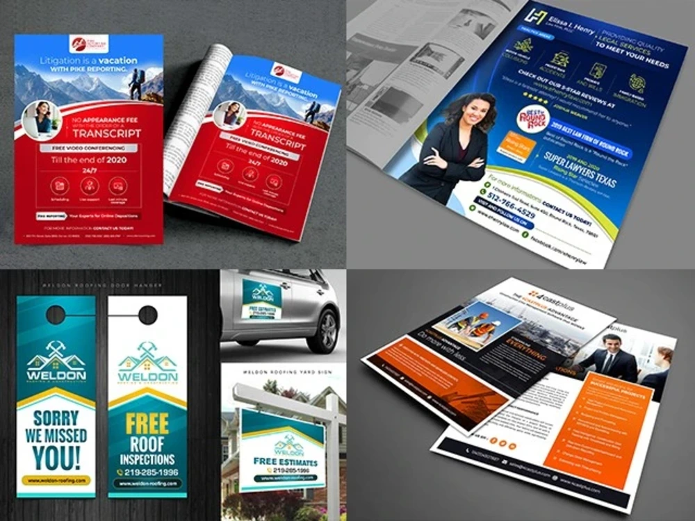 High-end newspaper ad, full-page magazine ad, print ad | Upwork