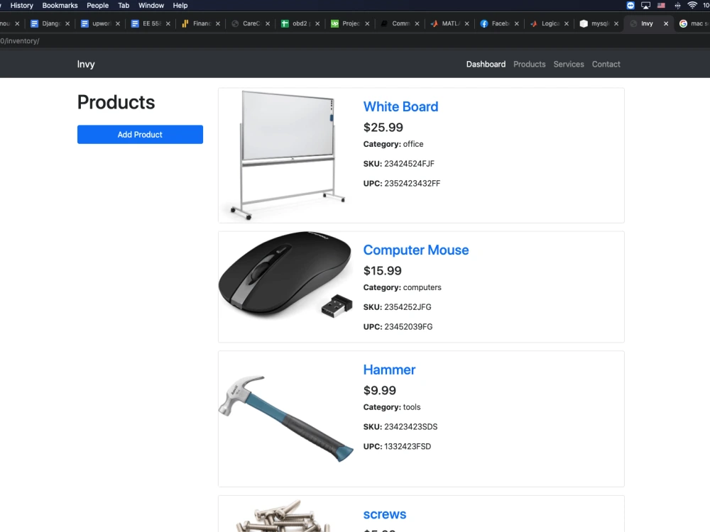 A fully functional web application. | Upwork