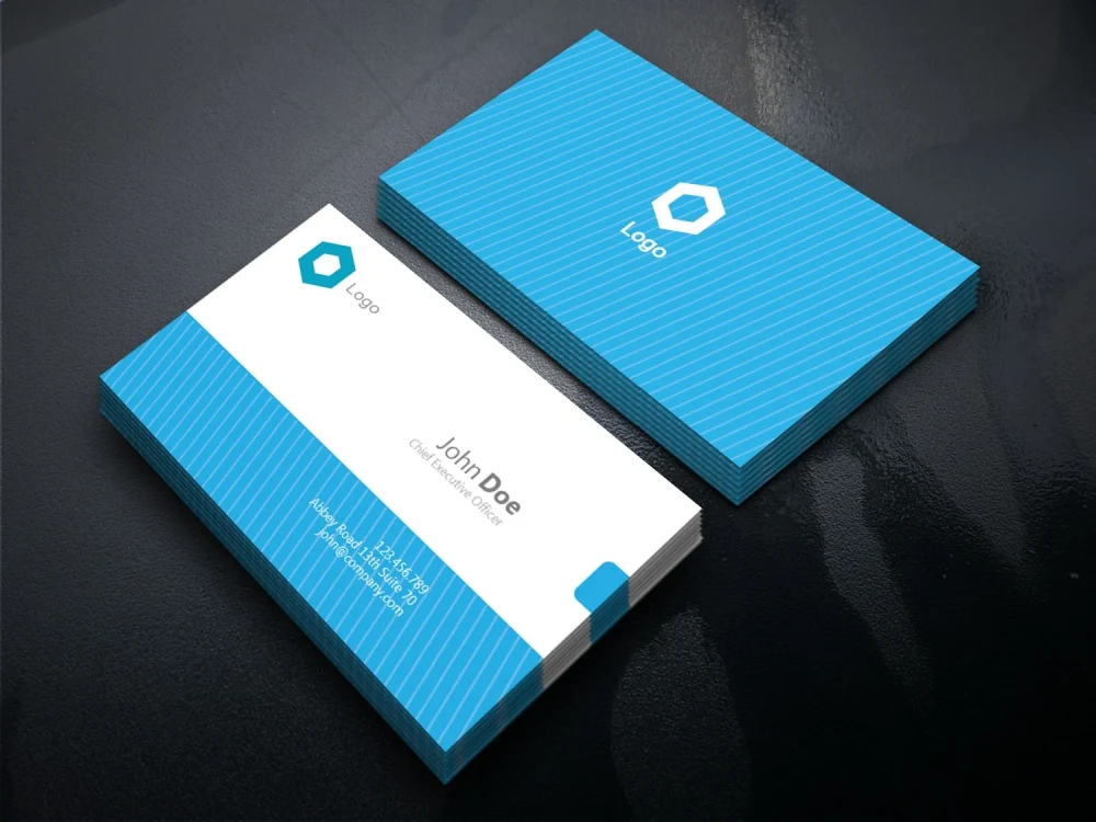 Professional double sided business card, letterhead, email signature ...