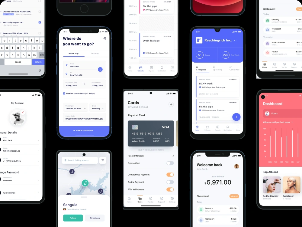 A stunning web/mobile UI/UX design | Upwork