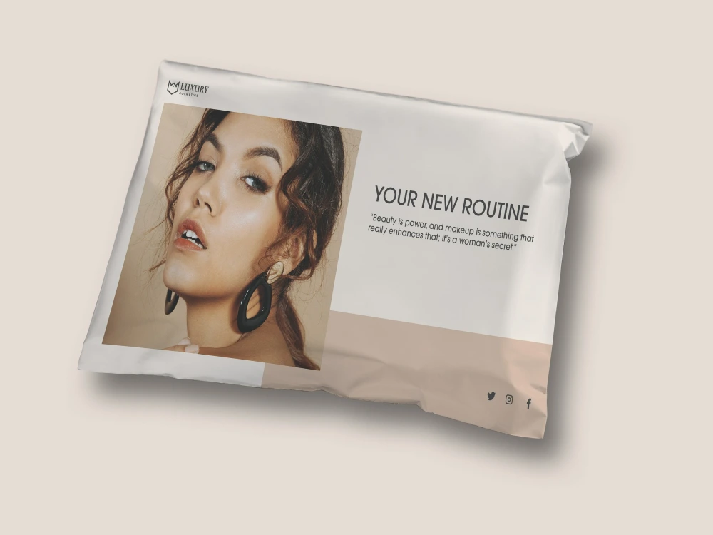 Luxury polymailer/bubble mailer package design for your brand | Upwork