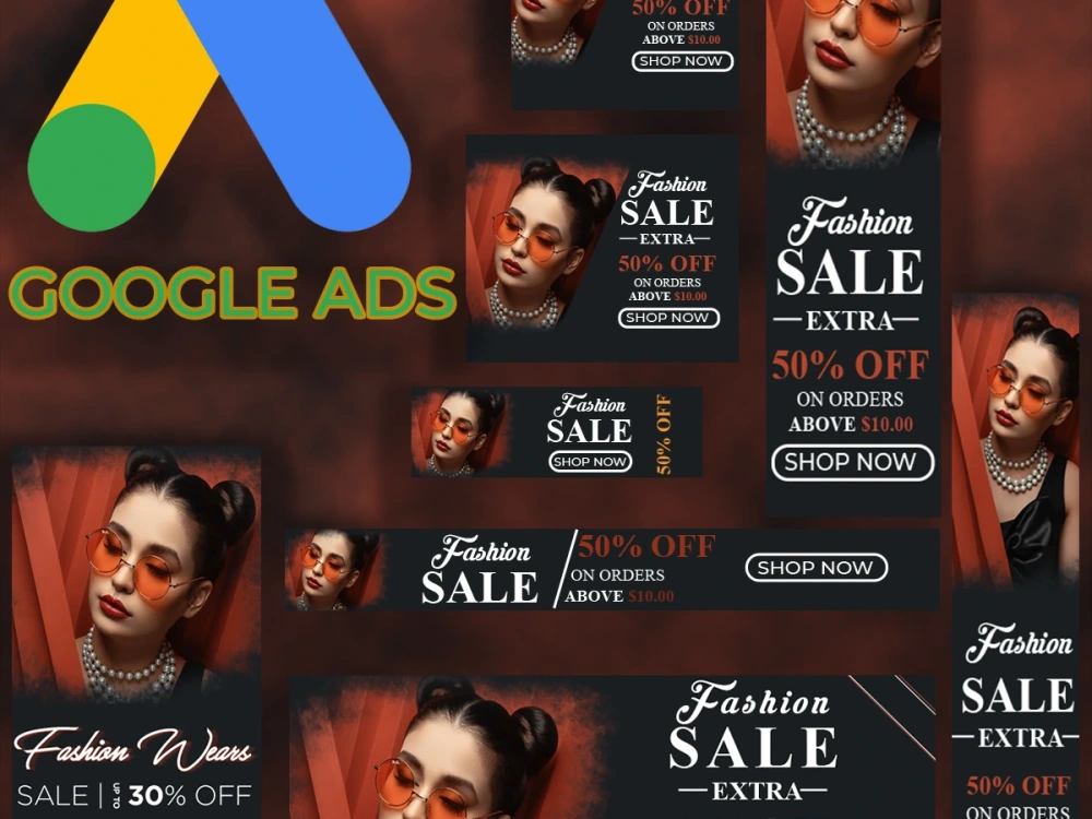 Banner ads for google ads display ads | Upwork