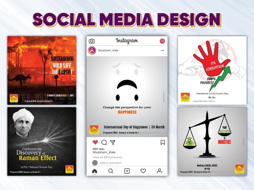 A creative social media design | Upwork