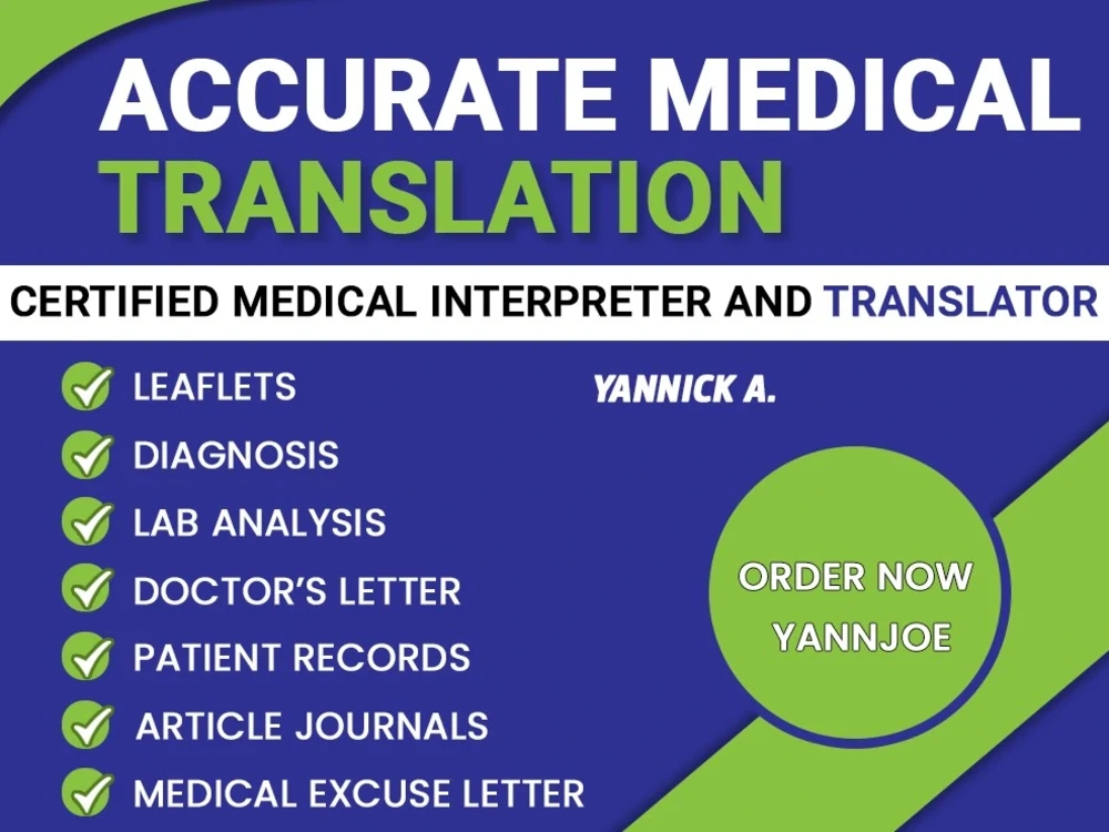 An accurate Medical Translation | Upwork