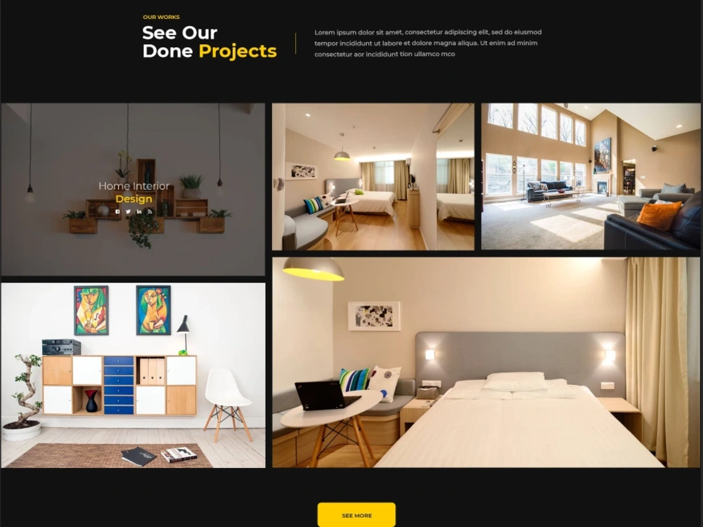 A fantastic web template design by PSD and XD | Upwork