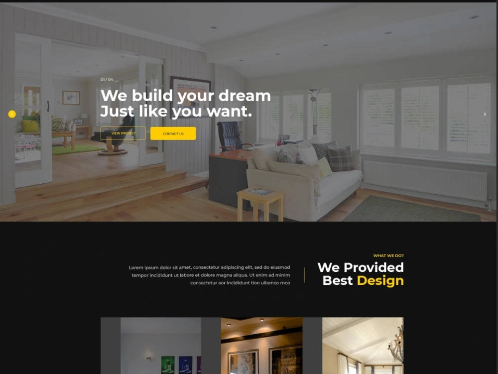 A fantastic web template design by PSD and XD | Upwork