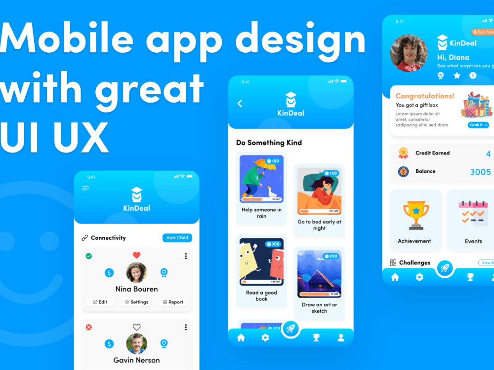 User friendly app design with latest trendy UI UX | Upwork