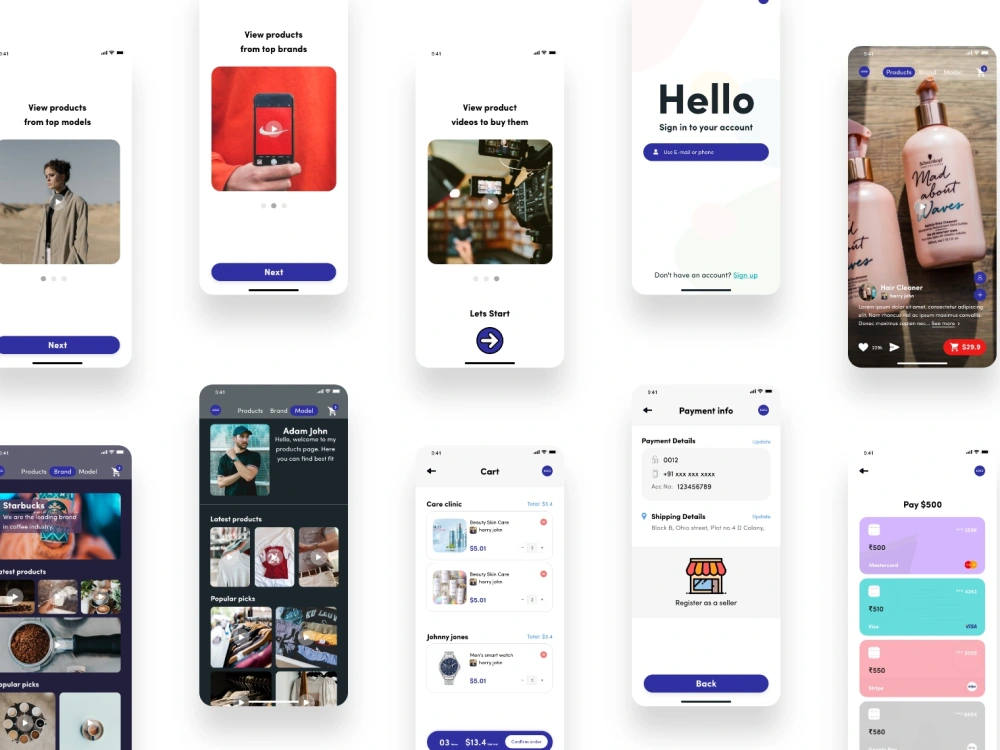 User friendly app design with latest trendy UI UX | Upwork