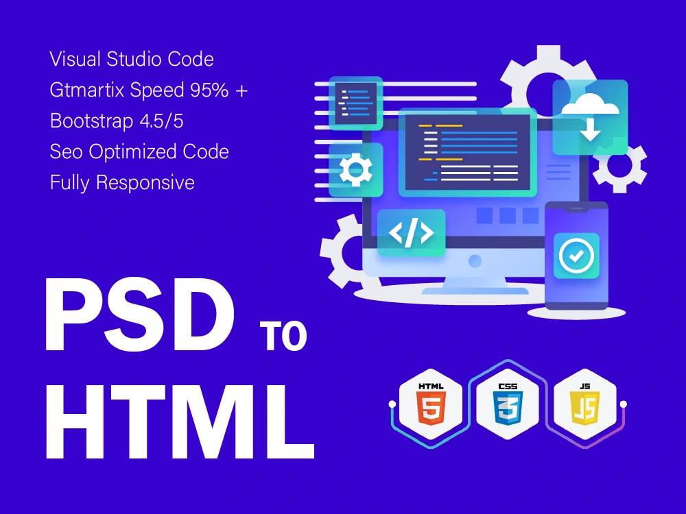 Fully responsible design PSD/XD to HTML | Upwork