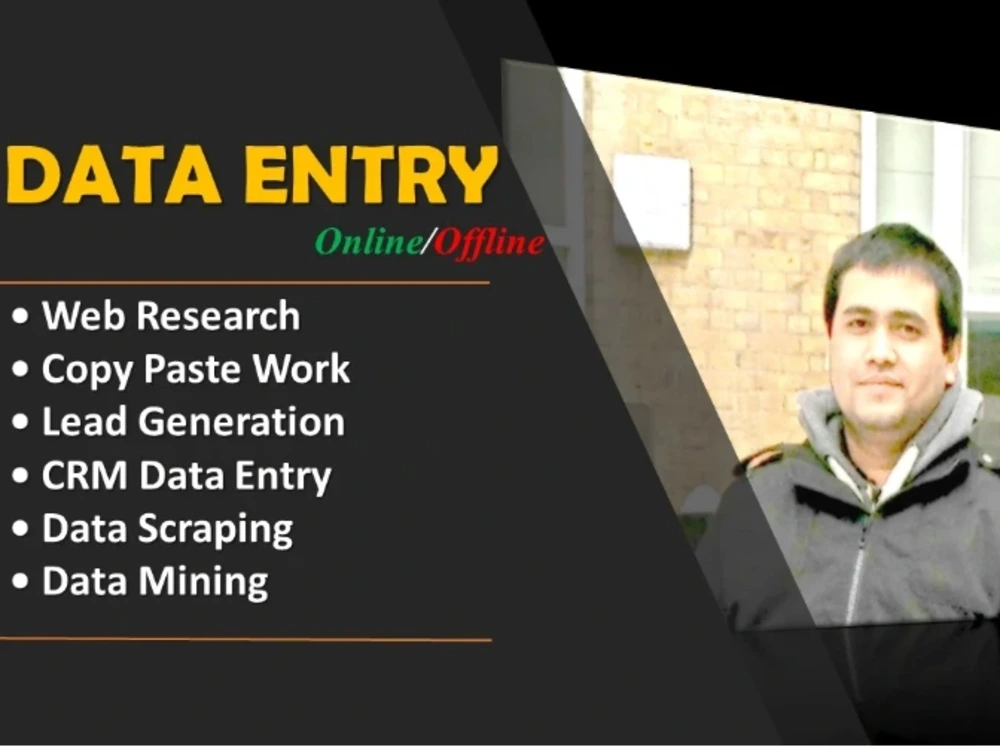 Data Entry,web scraping, data mining, extraction and data collection | Upwork
