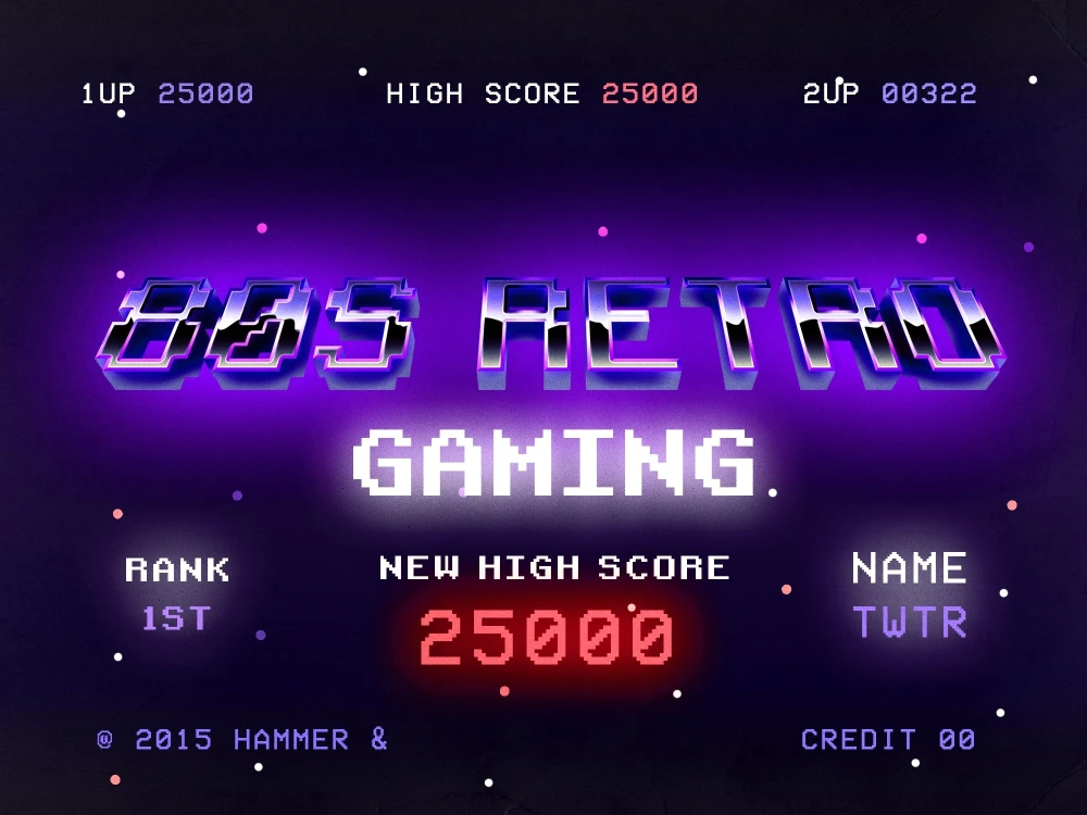 80s retro logo designs by synthwave vaporwave unique Custom logo design ...