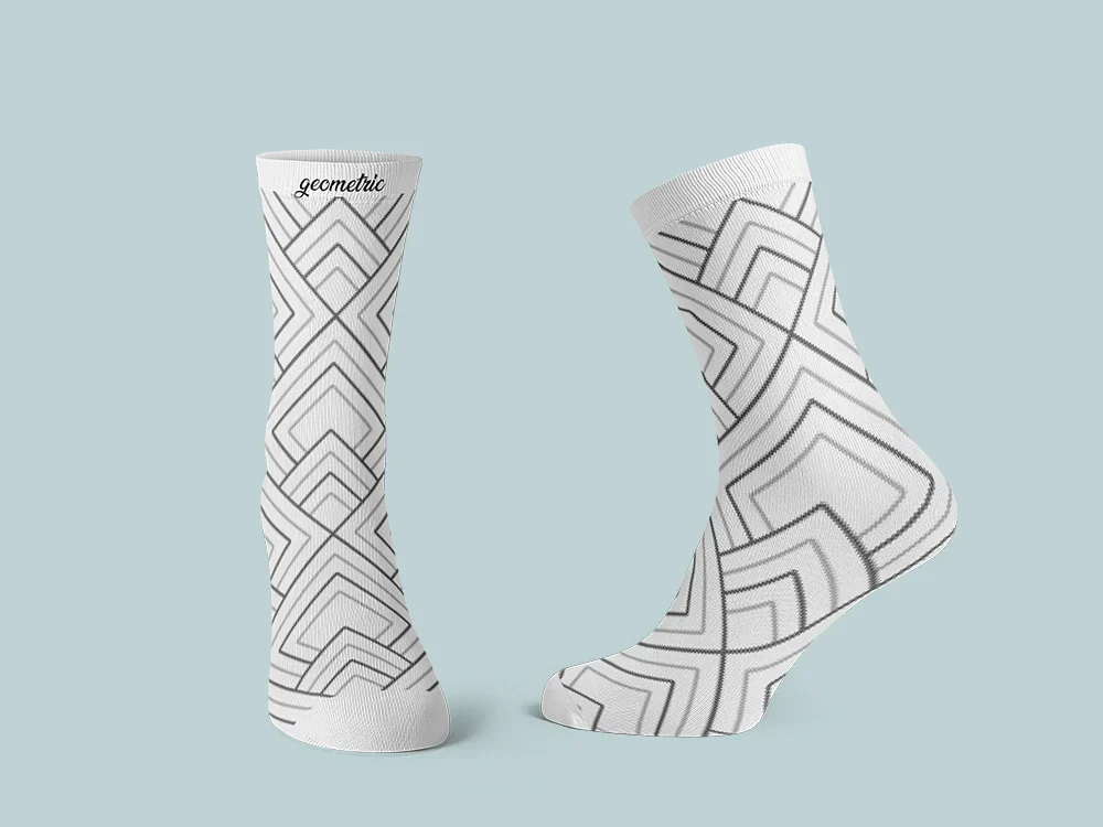 High quality custom print ready socks design | Upwork