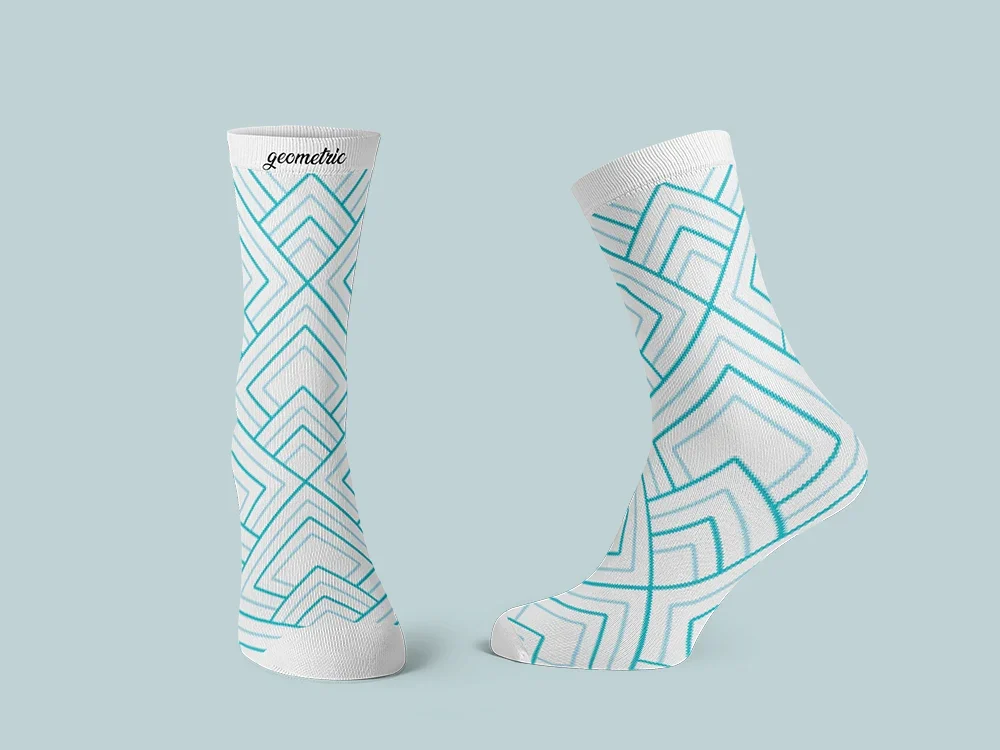 High quality custom print ready socks design | Upwork