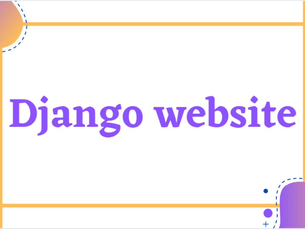 Django website for your business | Upwork
