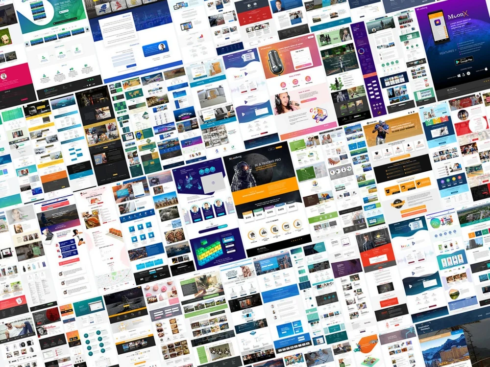 Premium one page or landing page website UI | Upwork