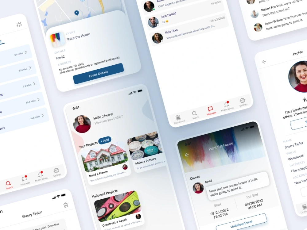 A stunning IOS / Android mobile app design | Upwork