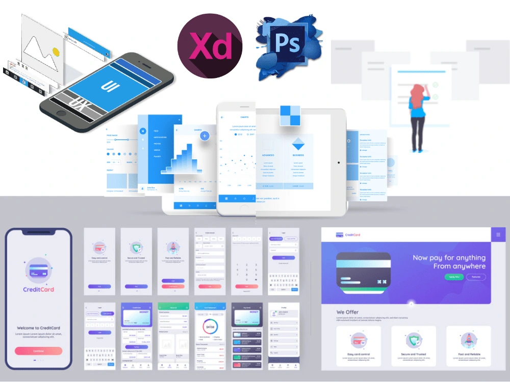 Awesome and Elegant UI/UX Design for Mobile Applicatoin | Web Application | Upwork