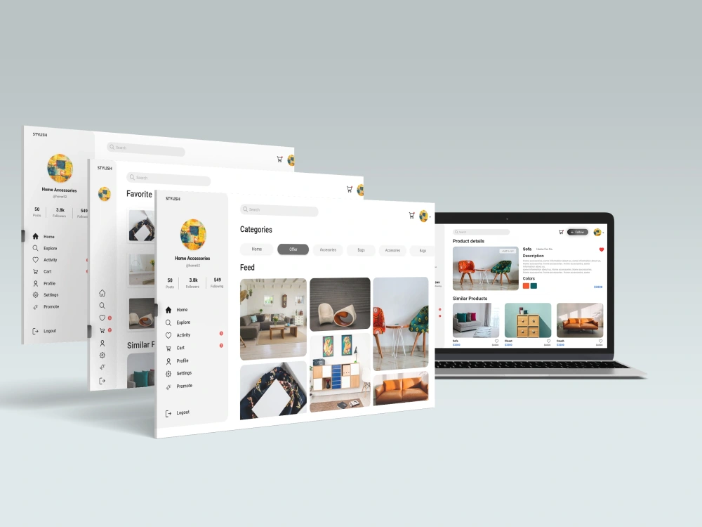 A simple and modern website design (UI) | Upwork