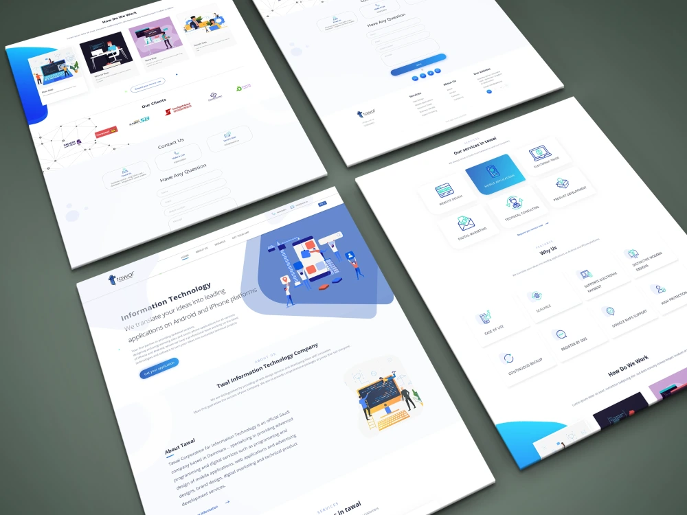A simple and modern website design (UI) | Upwork