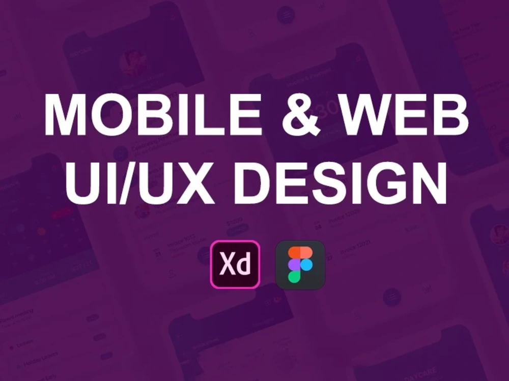 Modern Mobile or Web UI/UX in Figma OR Adobe XD | Upwork
