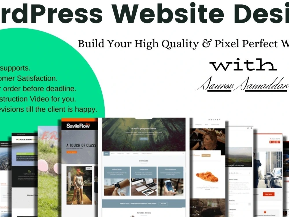 A professional look website for your business | Upwork