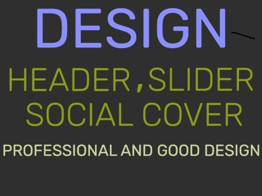 Professional website header or banners, Slider | Upwork