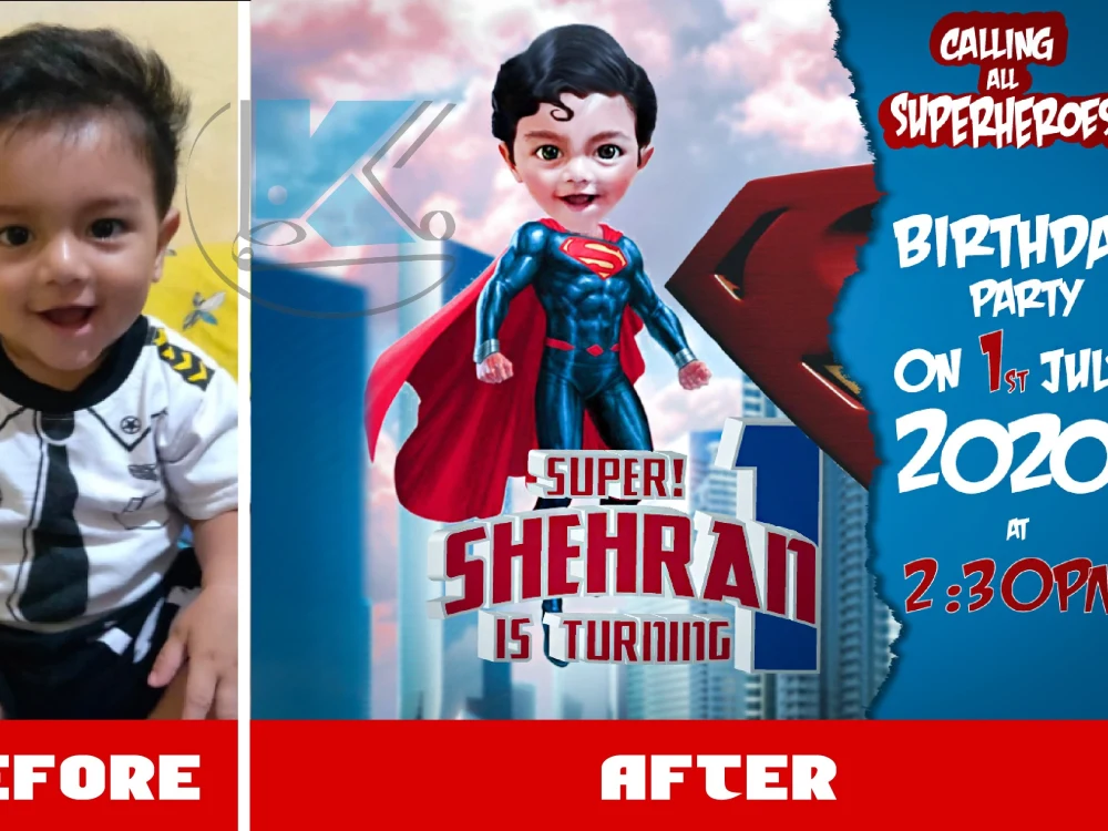 A Theme based Birthday invitation | Upwork