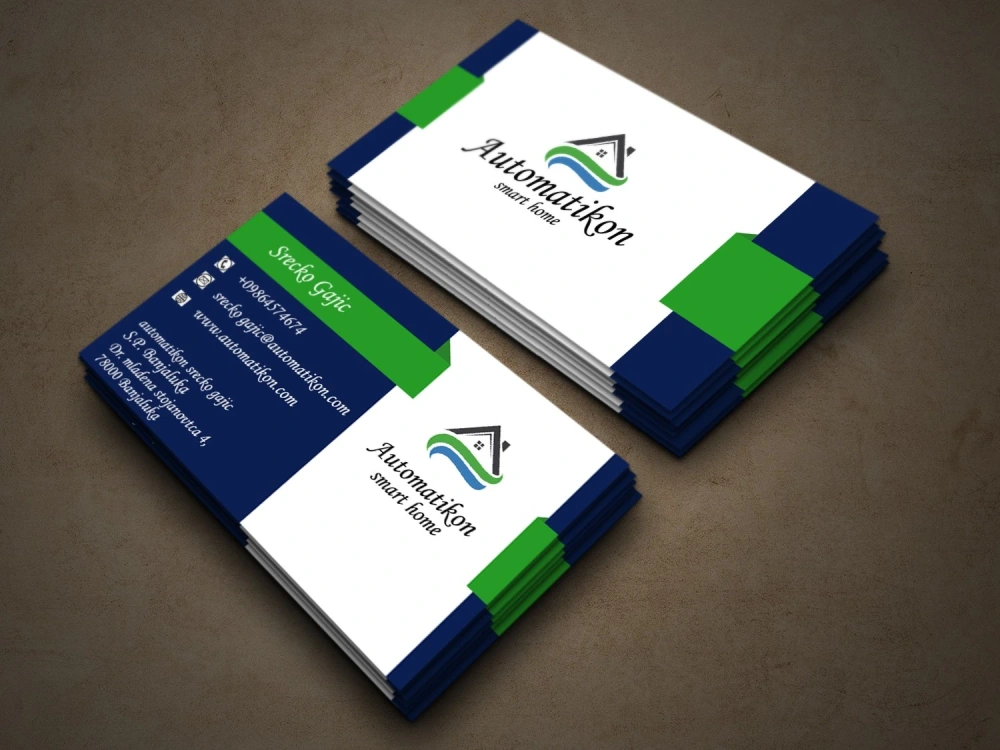 Outstanding business card design | Upwork