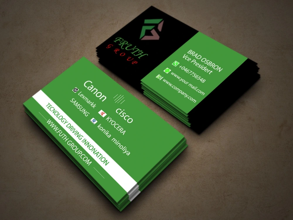 Outstanding business card design | Upwork