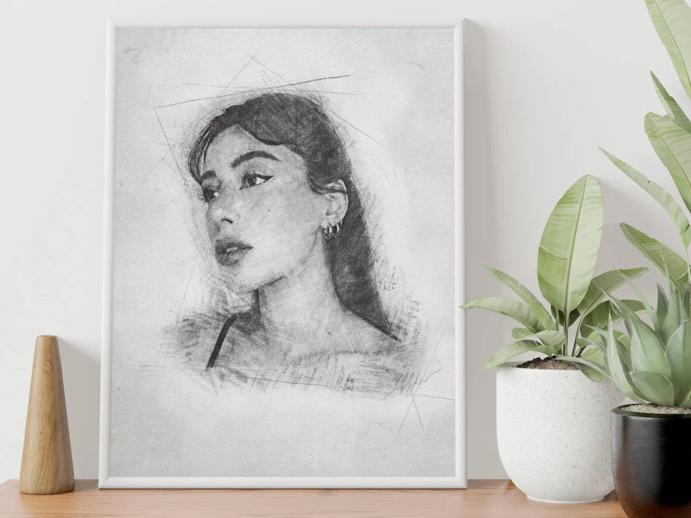 A digital pencil sketch | Upwork