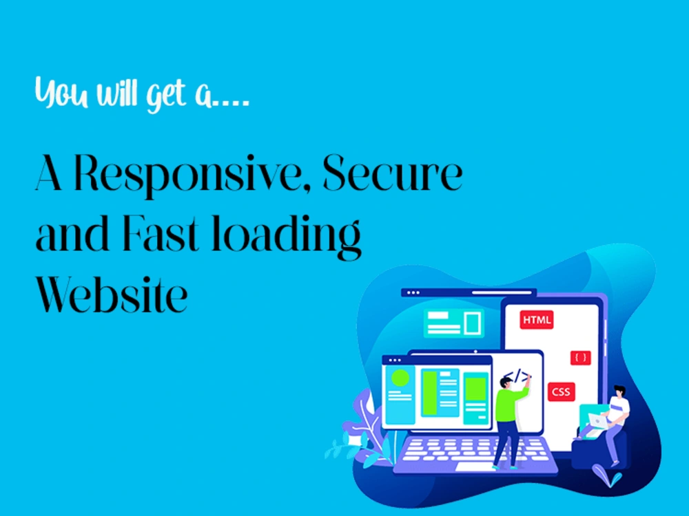 A responsive, secure, and fast-loading website | Upwork