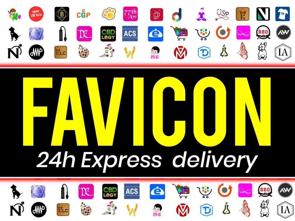 Amazing favicon design of your existing logo within 24 hours | Upwork