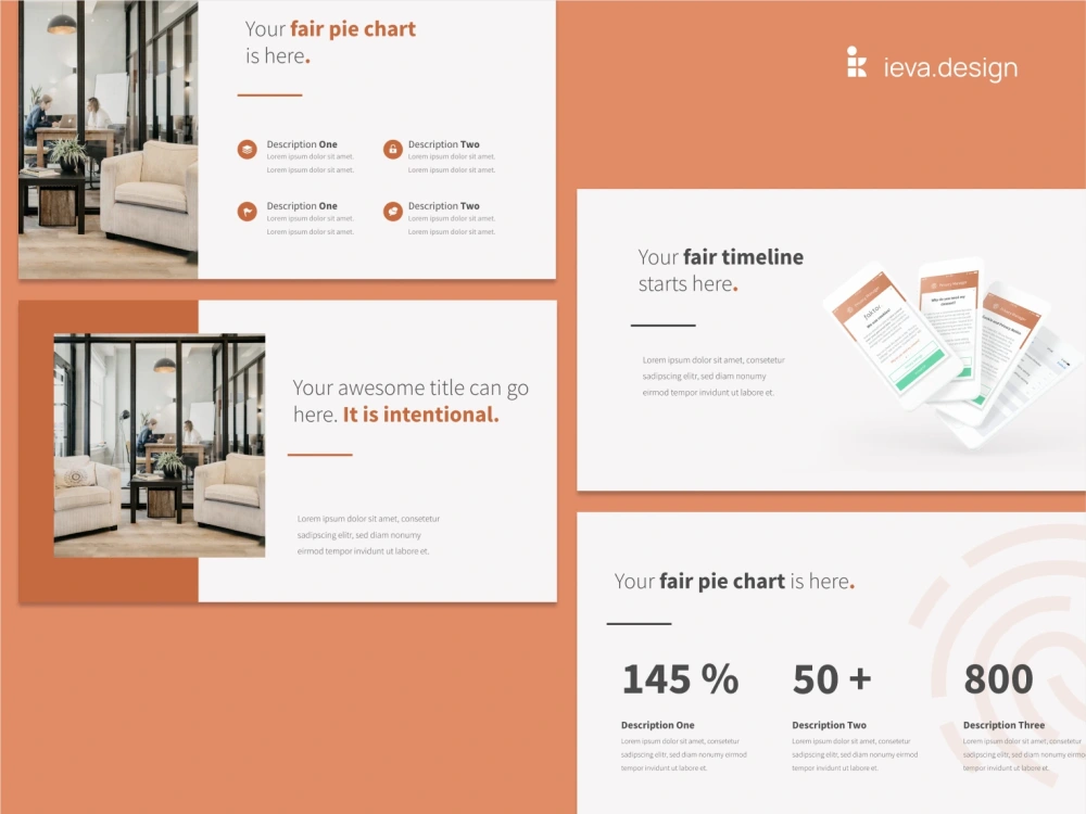 Polished and modern looking PPT slides design. | Upwork