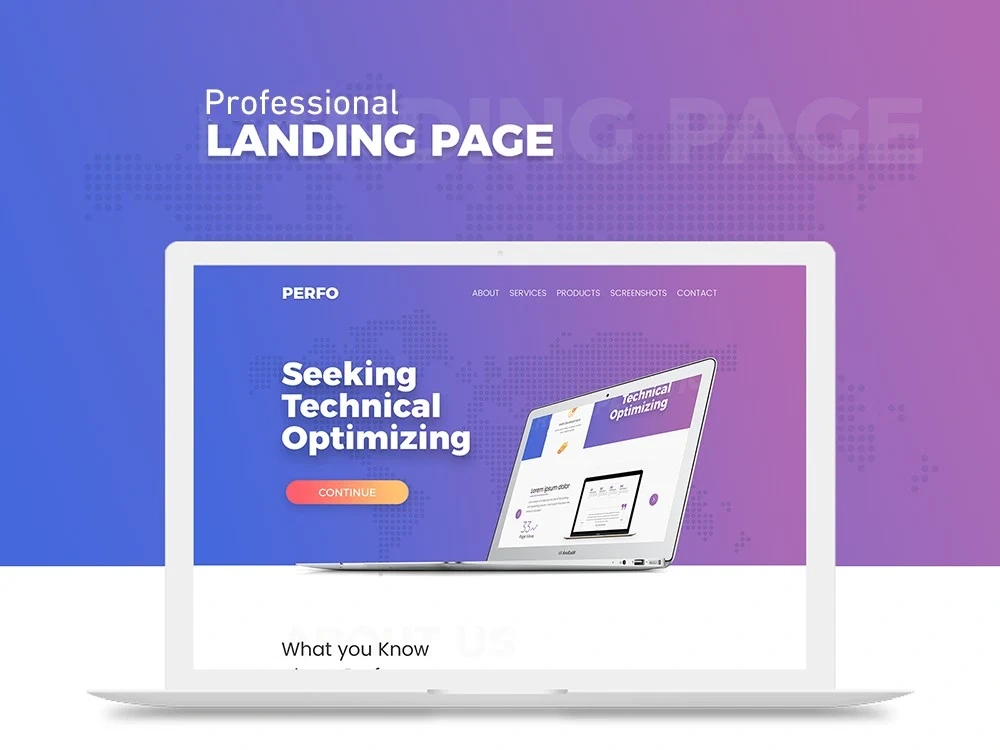 A Professional Landing Page | Upwork