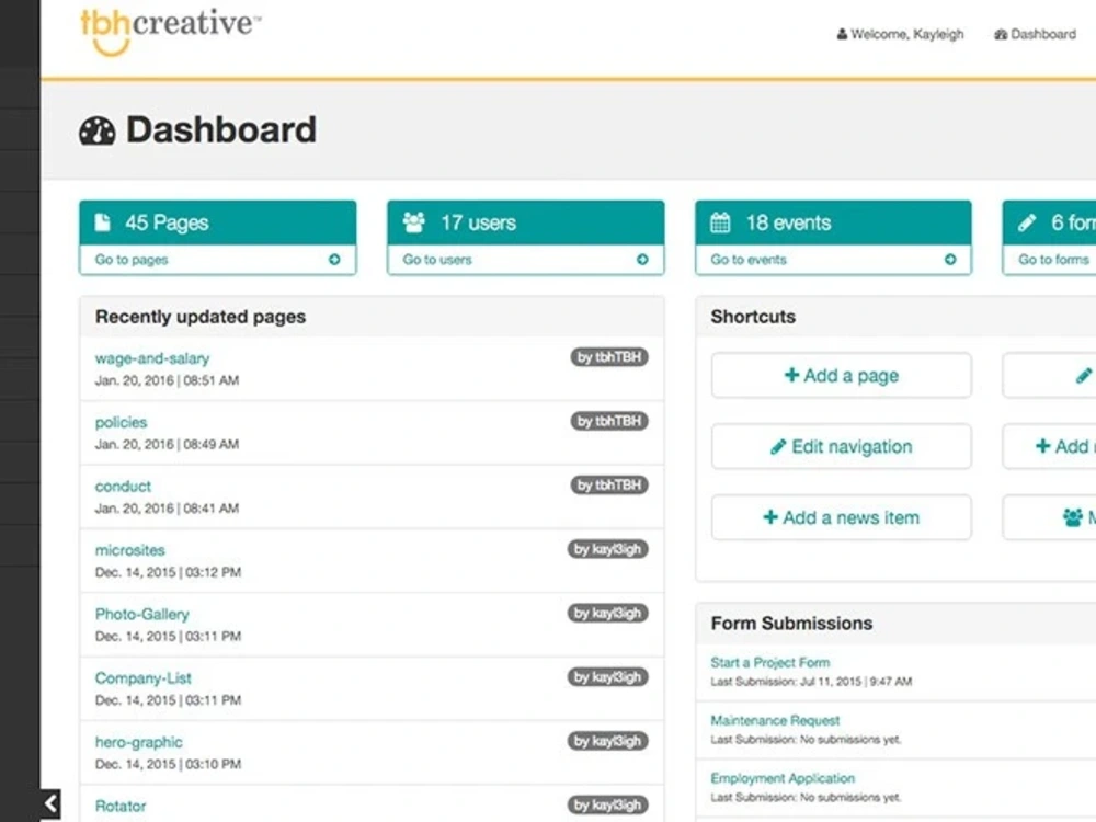 A website with interactive UI, a powerful backend and efficient ...