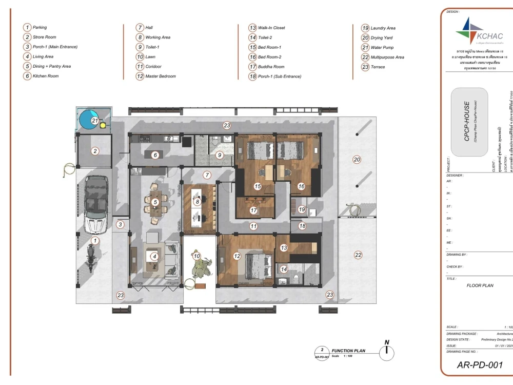 3d architectural design, interior design, 3d rendering and 2d floor ...