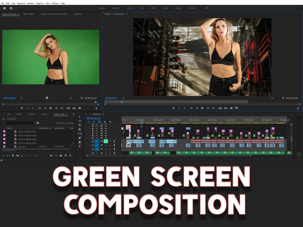 Professional VFX and Compositing Service like roto, keying, grading etc ...