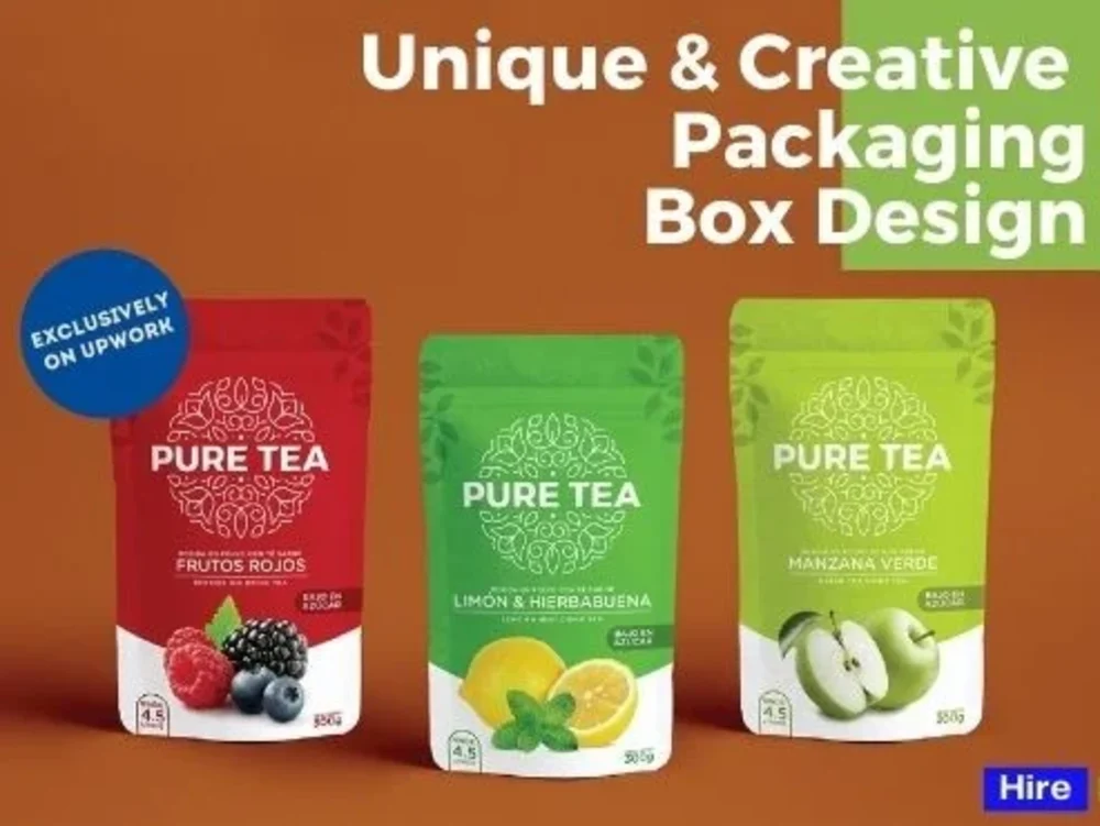 Unique and creative packaging box design, label design for amazon ...