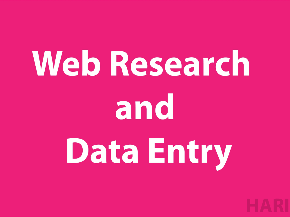 Professional web research, data mining and data entry eservices | Upwork