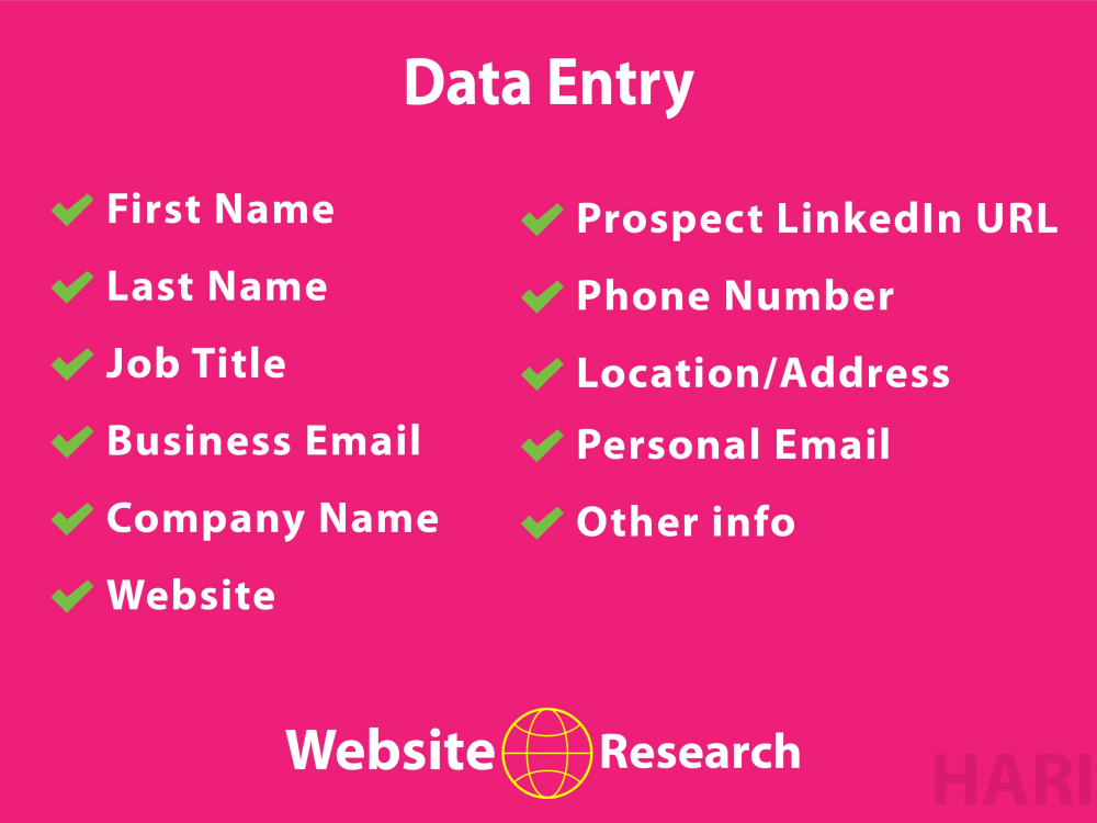 Professional web research, data mining and data entry eservices | Upwork