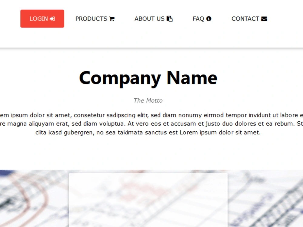 A modern Landing Page Frontend and customized Backend on request. | Upwork
