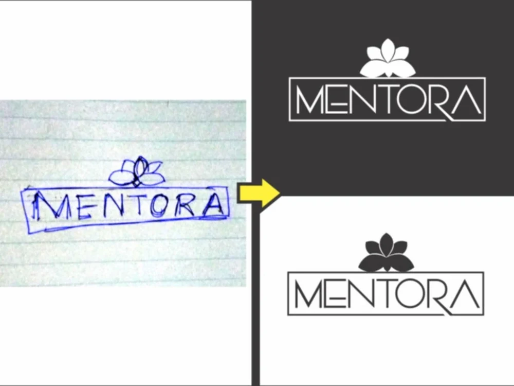 Your pencil sketch turn into nice logo | Upwork