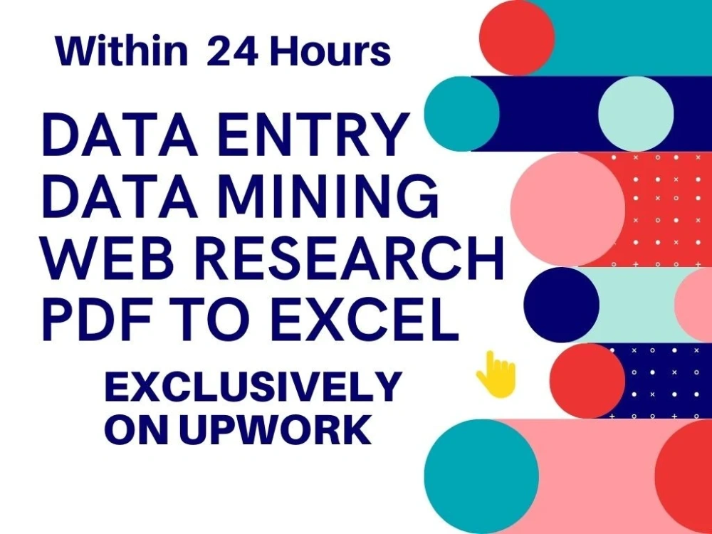 Web Scraping, Data Extraction & Data Collection Within 24 Hours | Upwork