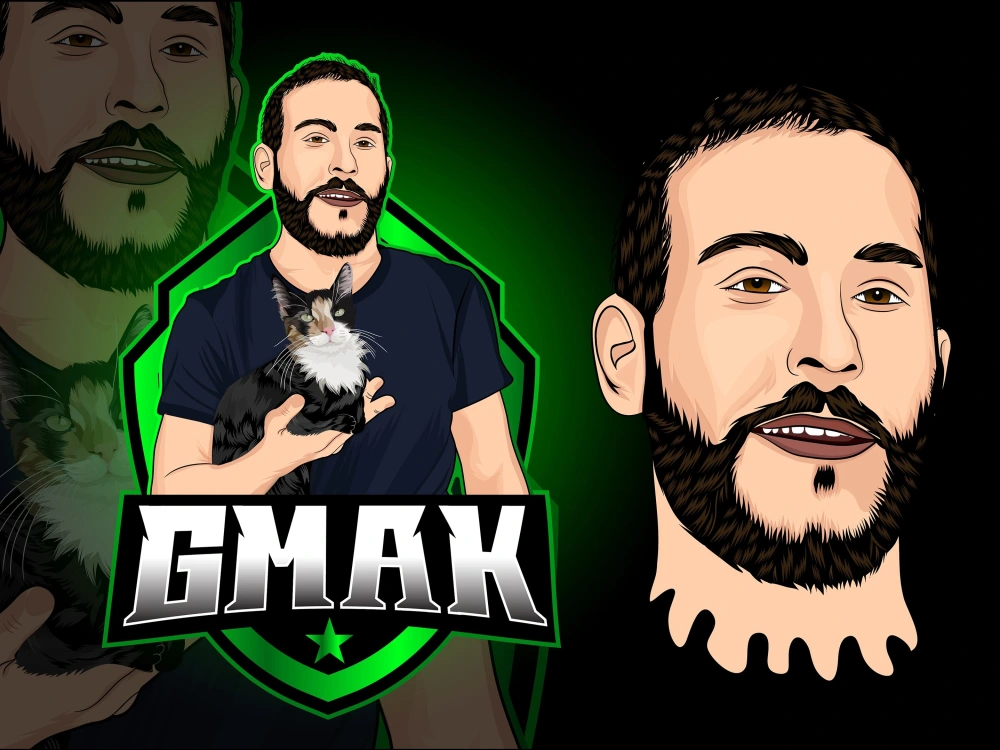 Caricature , avatar , cartoon character , YouTube , mascot & gaming ...