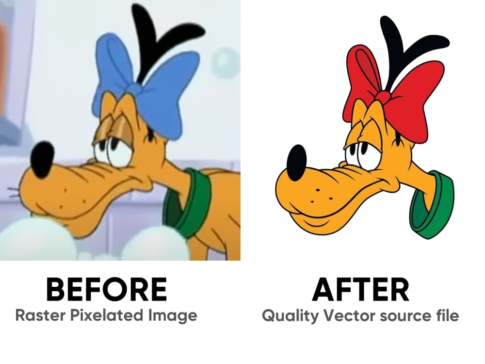 Vector tracing, manual redraw, restore, animate logo or image ASAP | Upwork